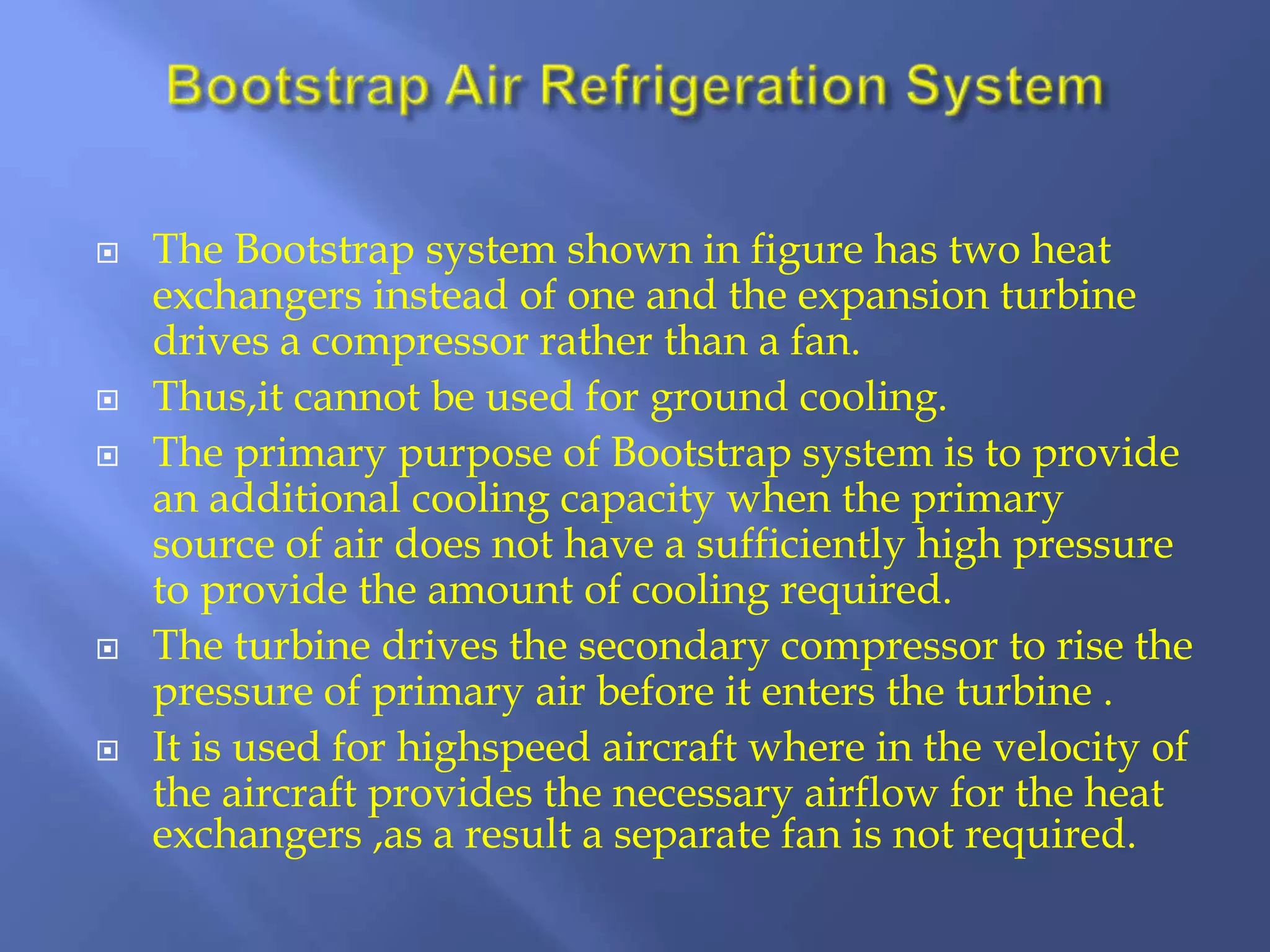 Air refrigeration system used in aircraft | PPTX