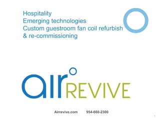 Air revive refurbish recommission fan coil unit | PPT