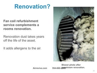 Air revive refurbish recommission fan coil unit | PPT