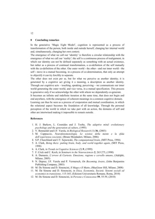 The Magic Eight Model - The Enactive Approach of Francisco Varela and ...