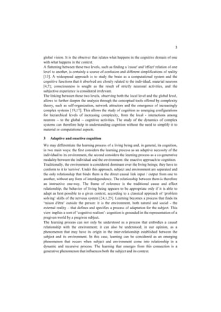 The Magic Eight Model - The Enactive Approach of Francisco Varela and the Generative Learning ...