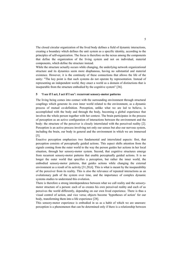 The Magic Eight Model - The Enactive Approach of Francisco Varela and ...