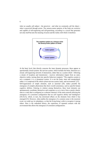 The Magic Eight Model - The Enactive Approach of Francisco Varela and the Generative Learning ...