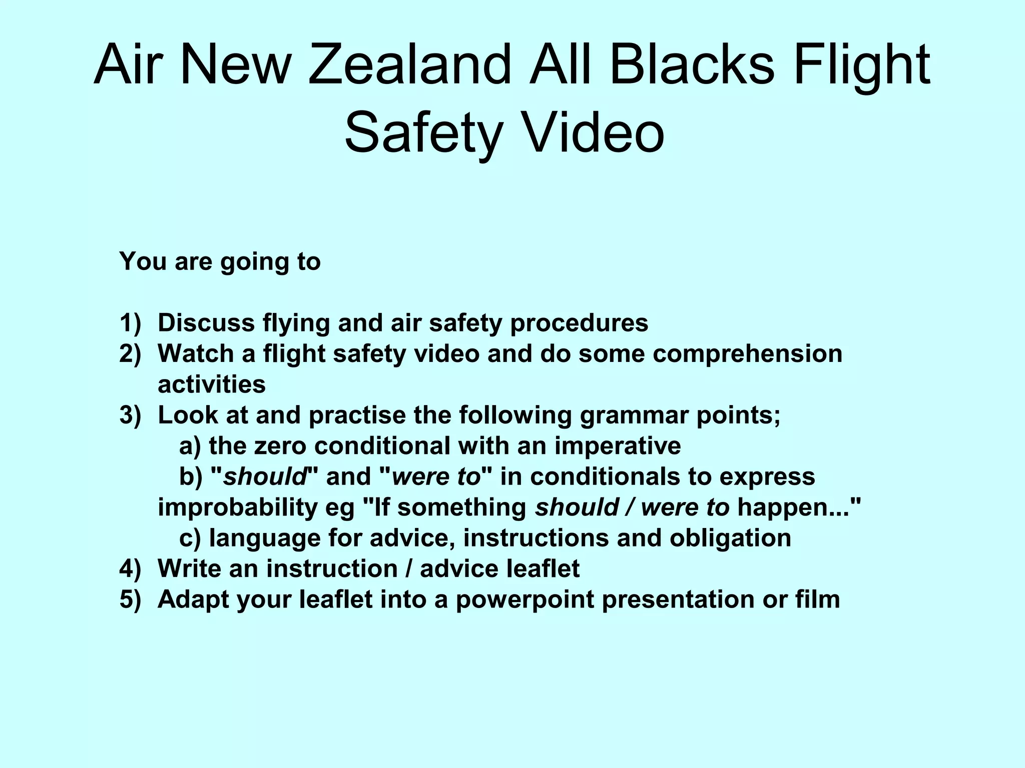 Air safety | PPT