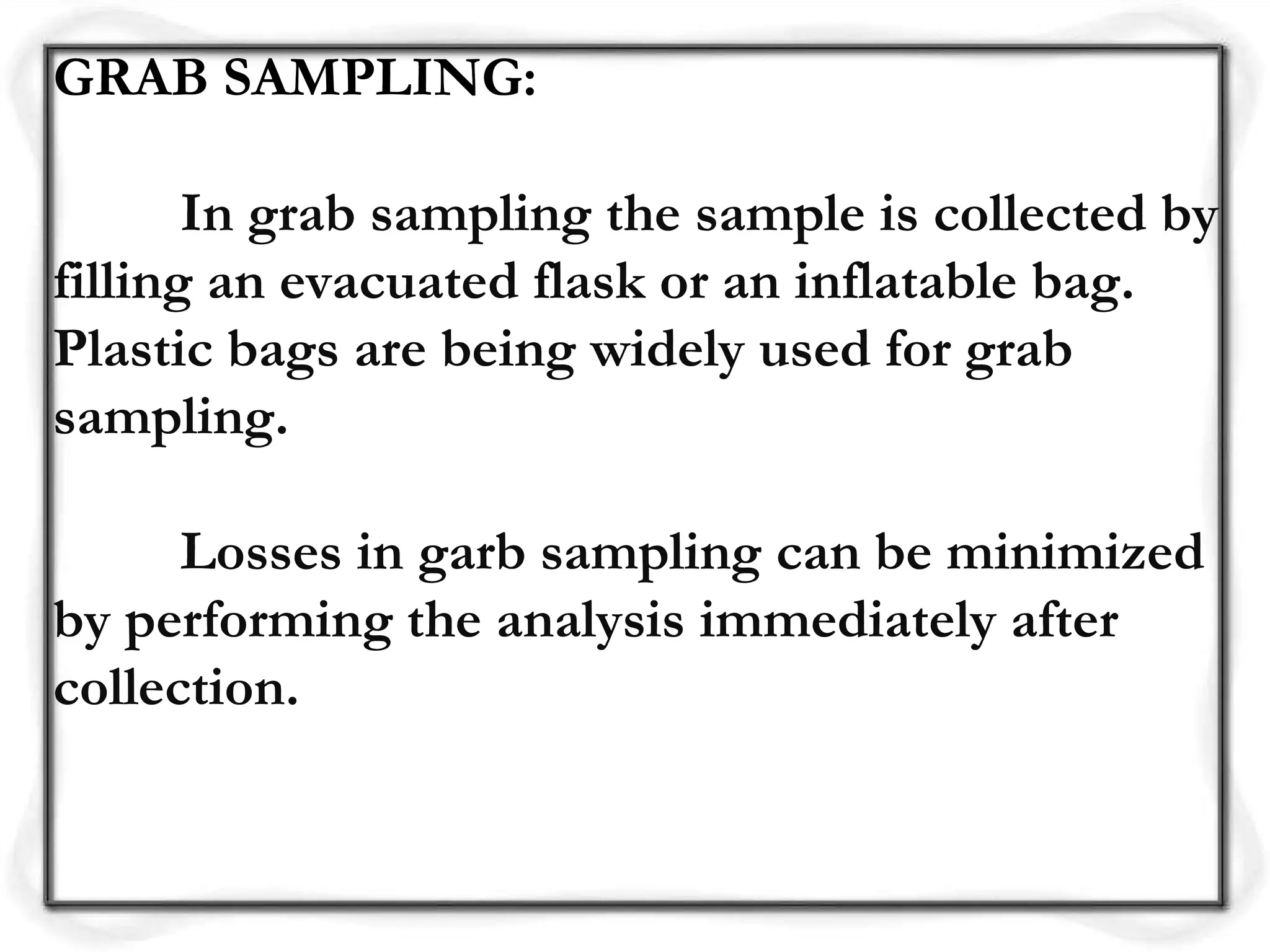 Air sampling | PPTX
