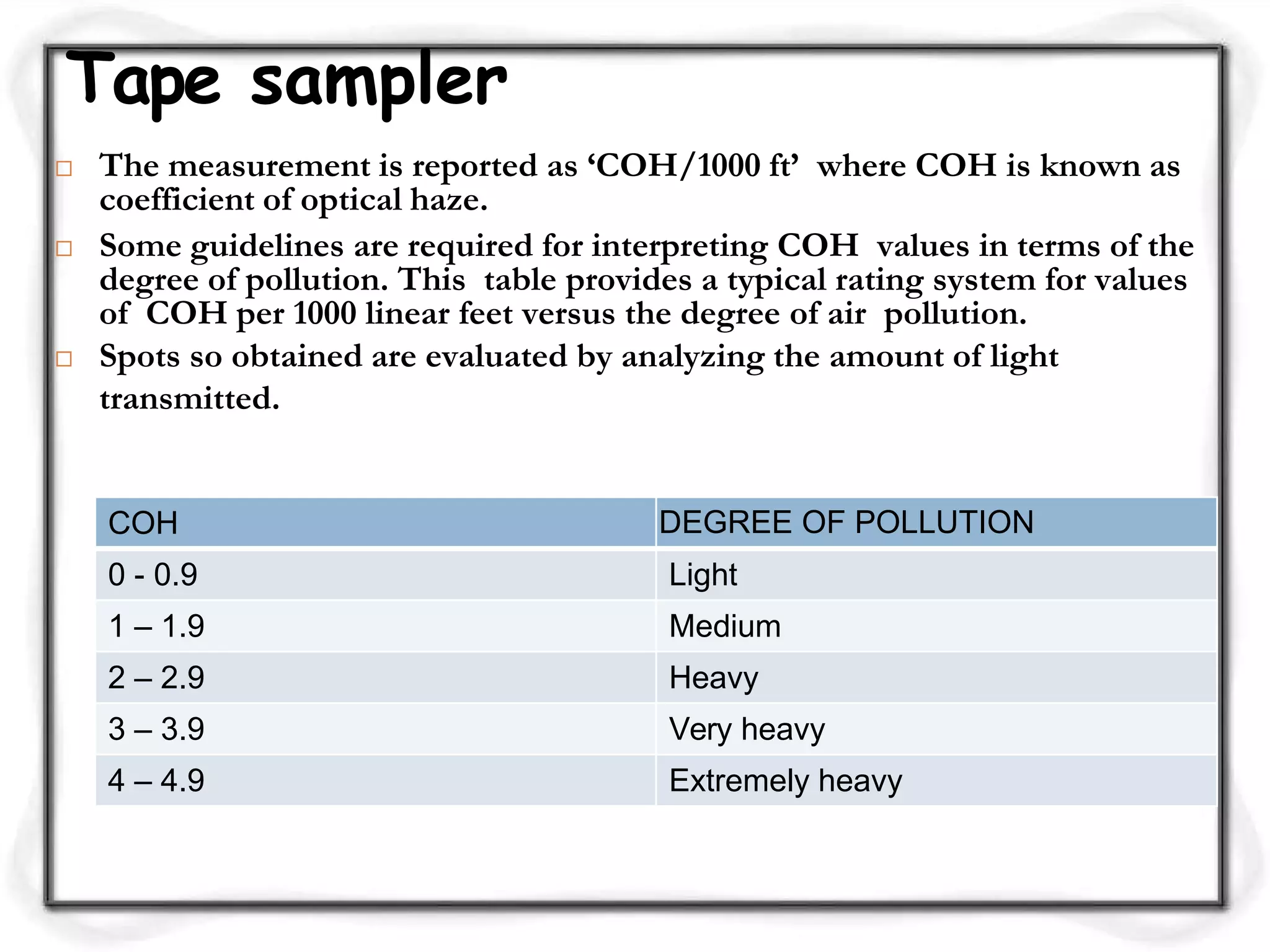 Air sampling | PPTX