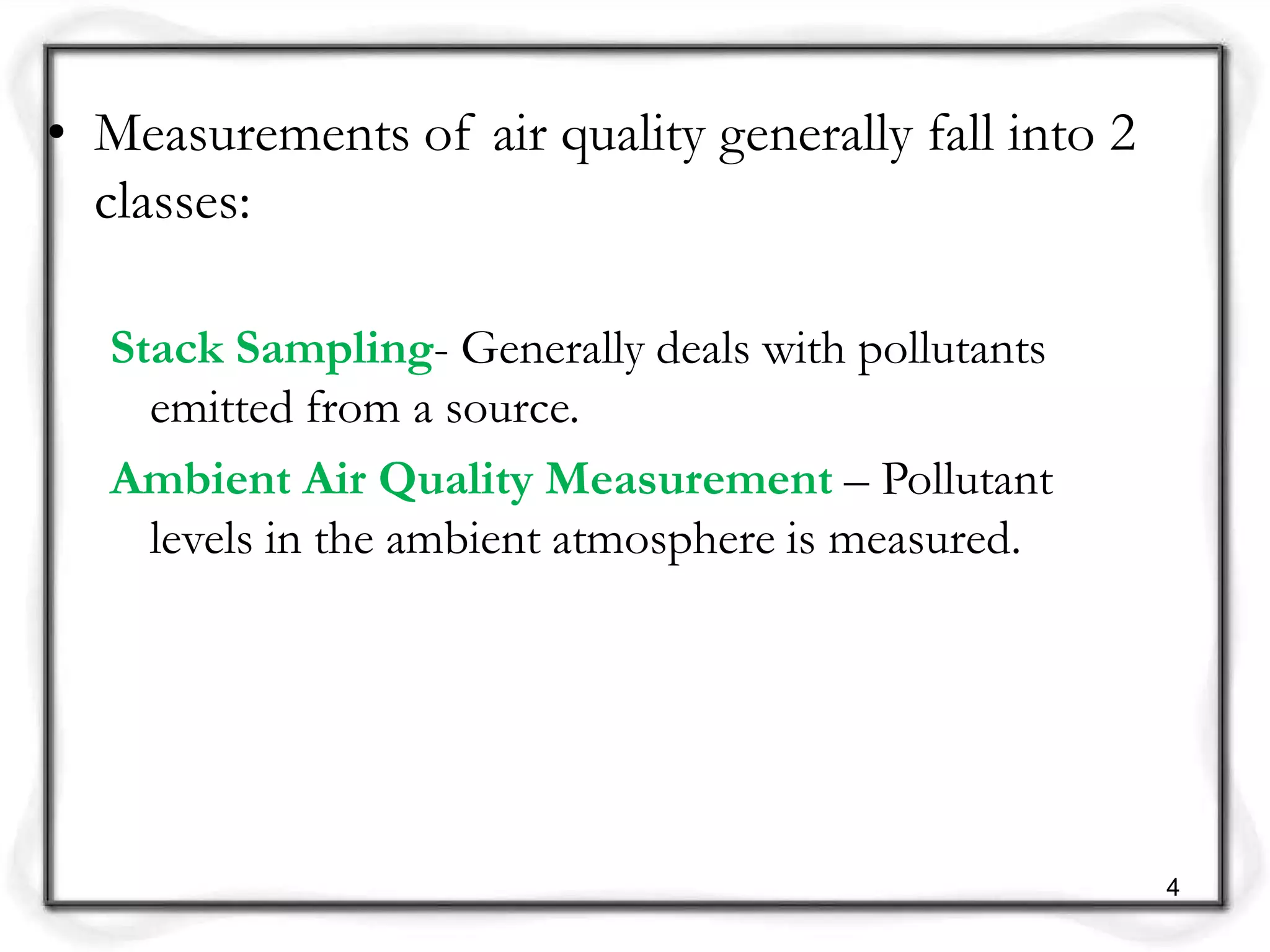 Air sampling | PPTX