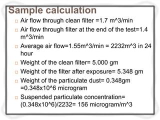 Air sampling | PPTX