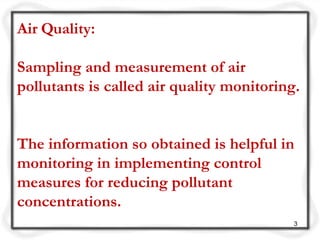 Air sampling | PPTX