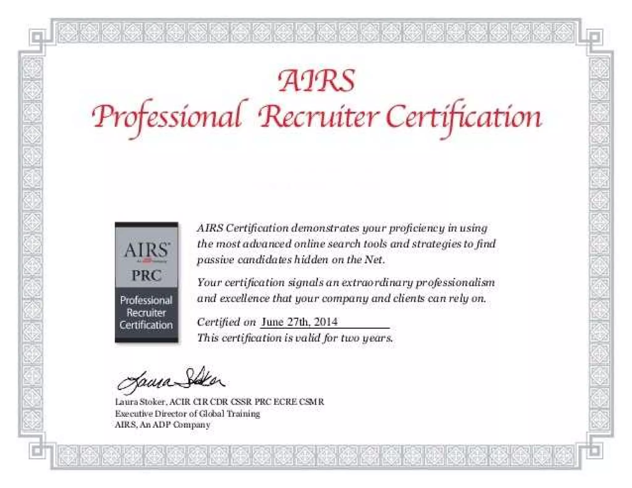 Airs certificate (PRC) | PDF