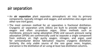 Air separation techniques | PPTX