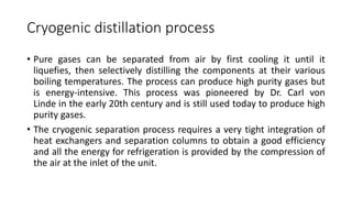 Air separation techniques | PPTX