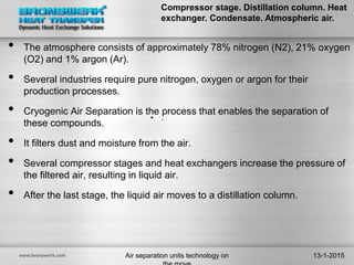 Air separation units: technology on the move! | PDF | Home Appliances ...