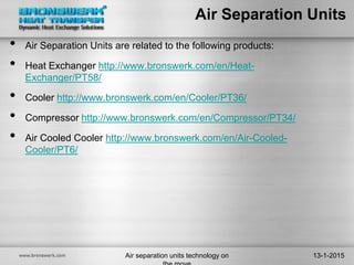 Air separation units: technology on the move! | PDF