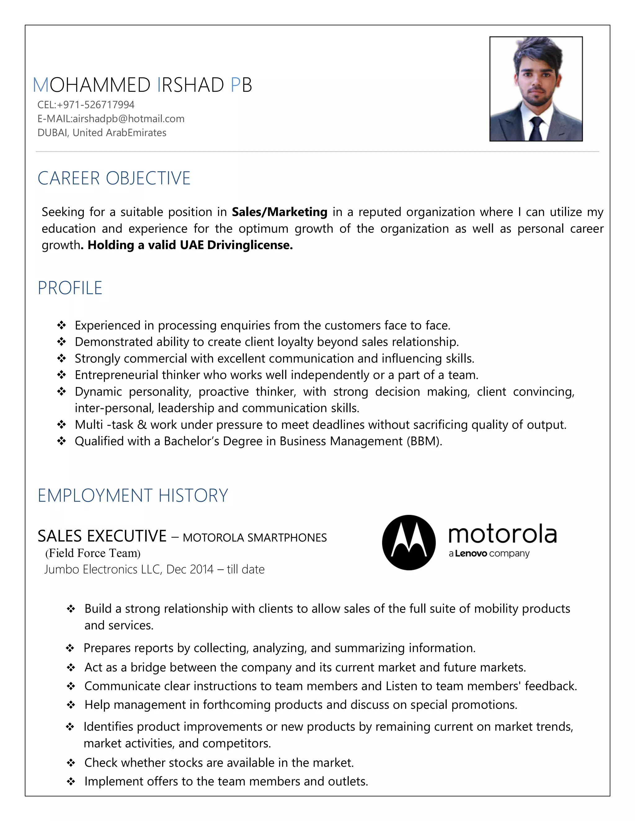 Airshad pb's resume | PDF