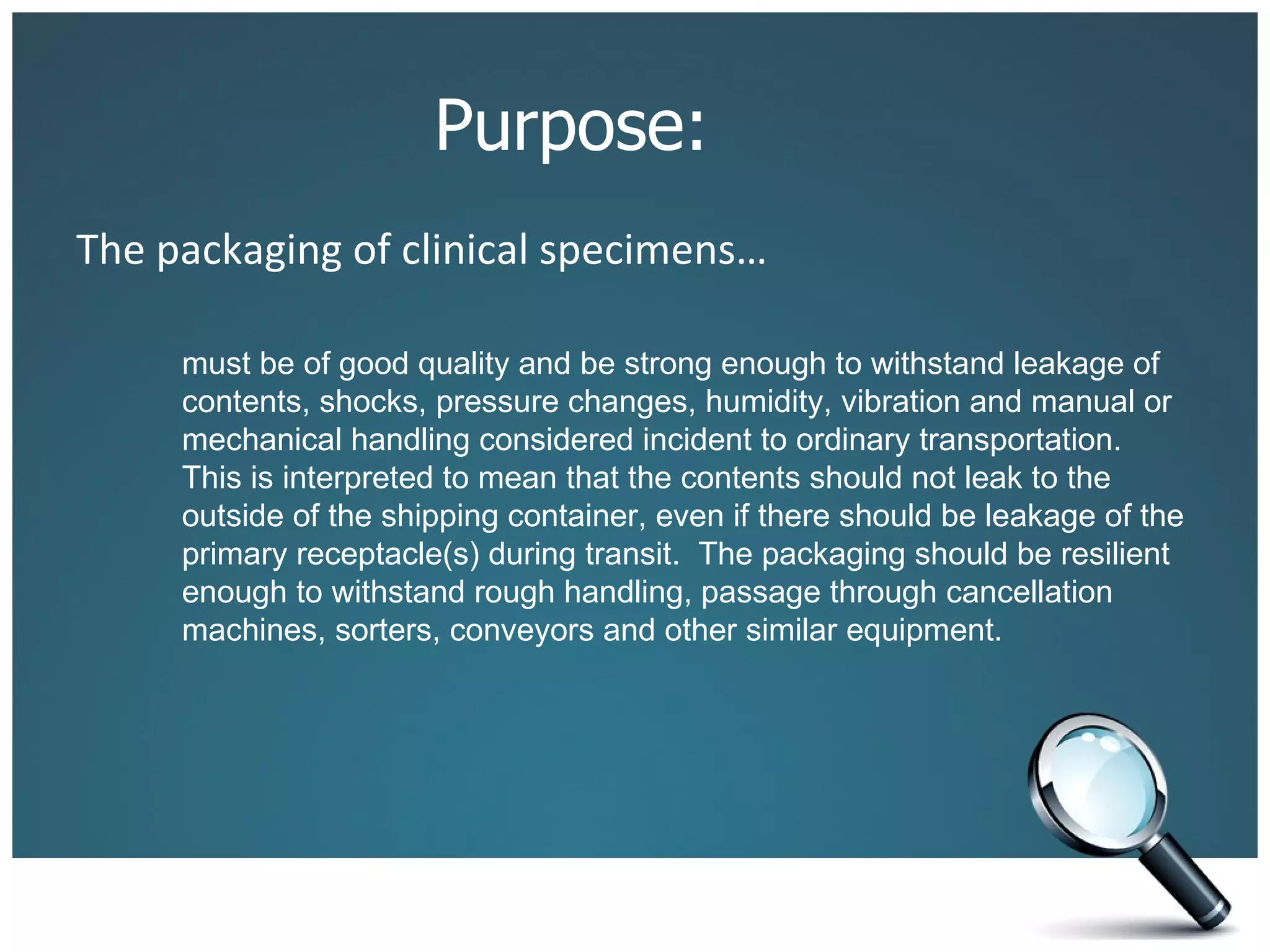 BestCare Laboratory Packing and Transporation | PPT