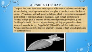 Airships as low cost alternatives to communication satellite | PDF | Air Travel | Travel Type