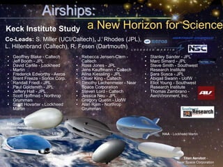 Airships as an Earth and Space Science Platform - Jason Rhodes | PPT