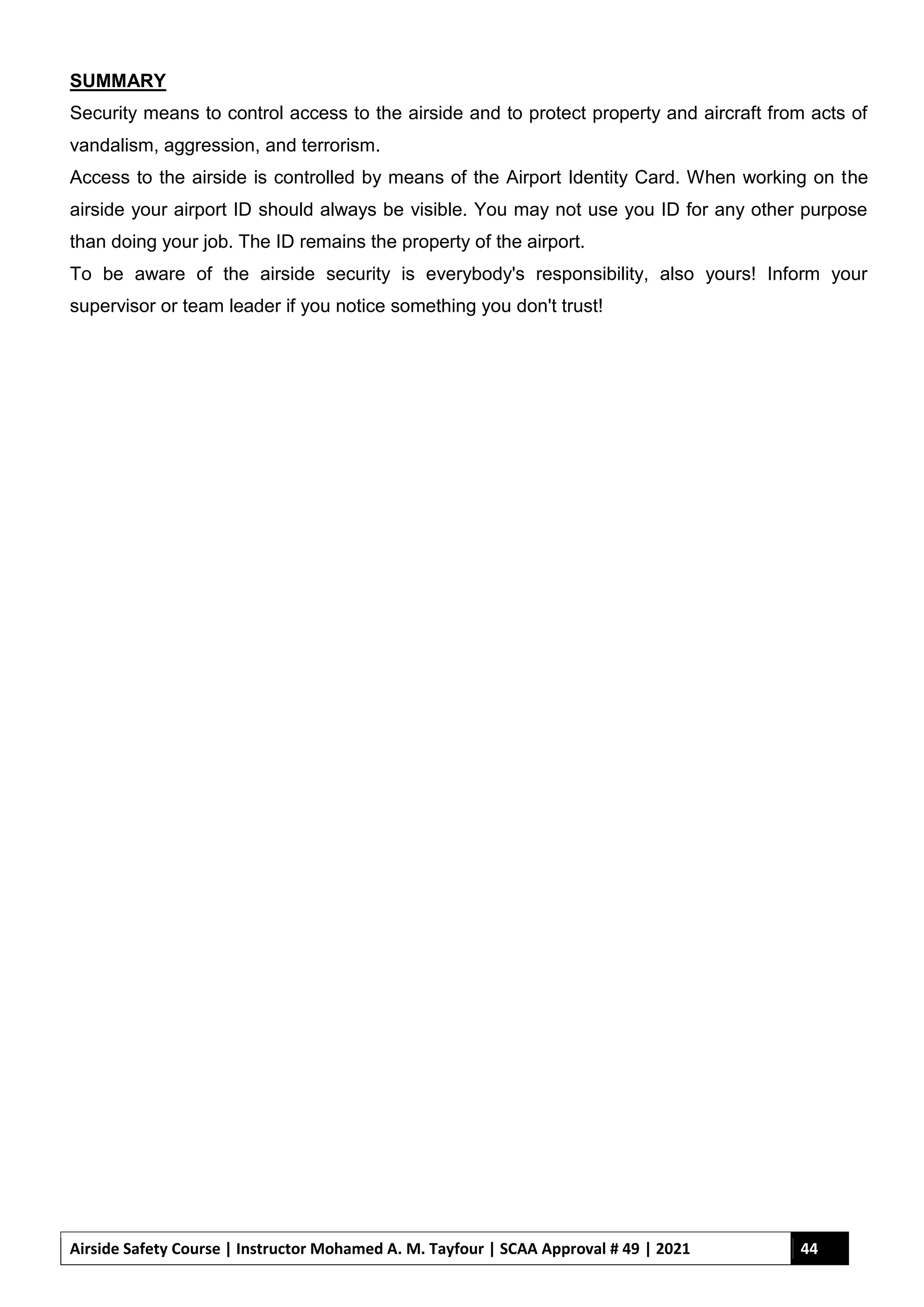 Airside Safety | PDF