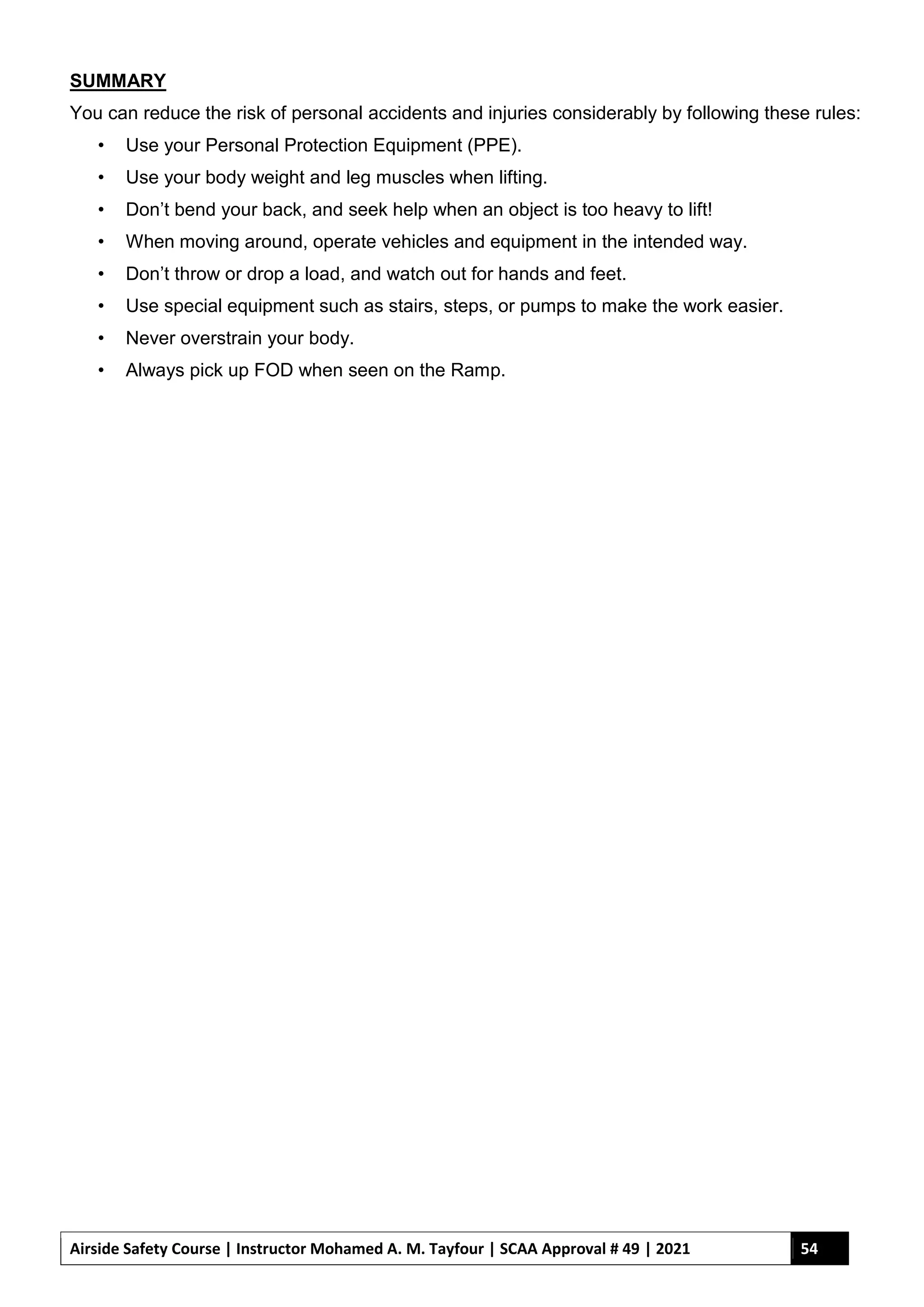 Airside Safety | PDF