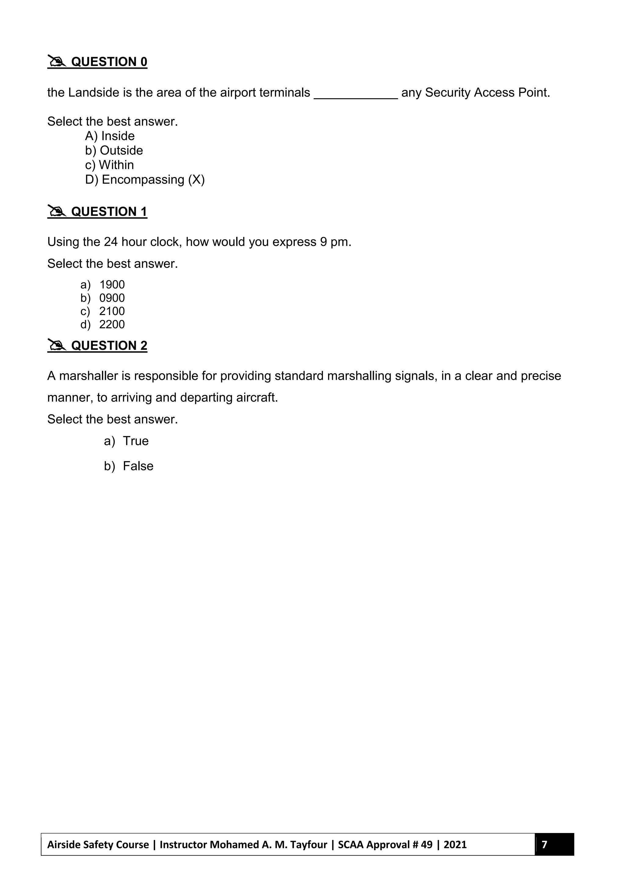 Airside Safety | PDF