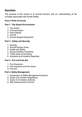 Airside Safety | PDF