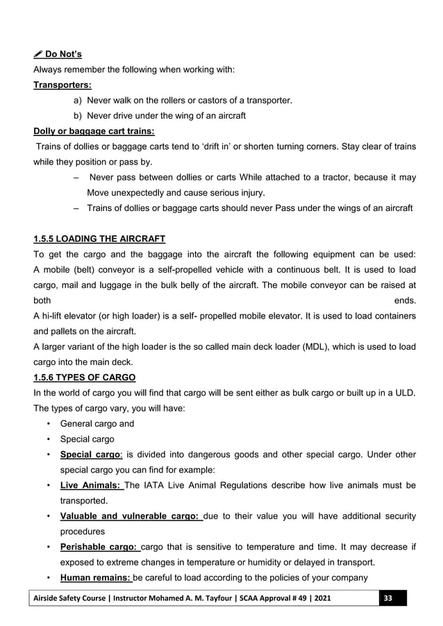 Airside Safety | PDF