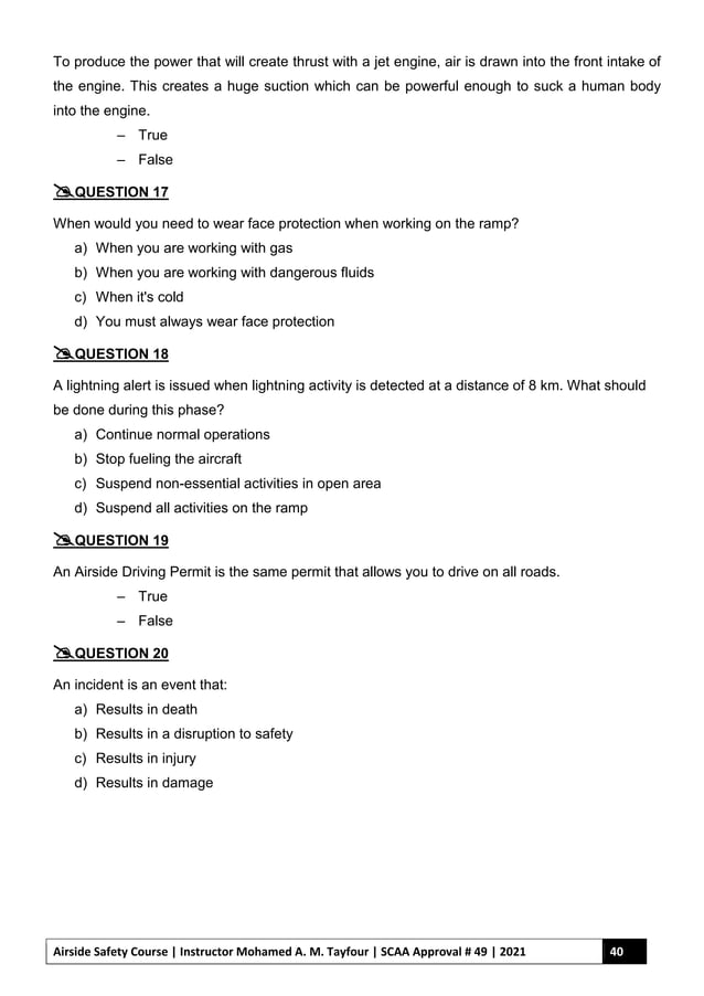 Airside Safety | PDF