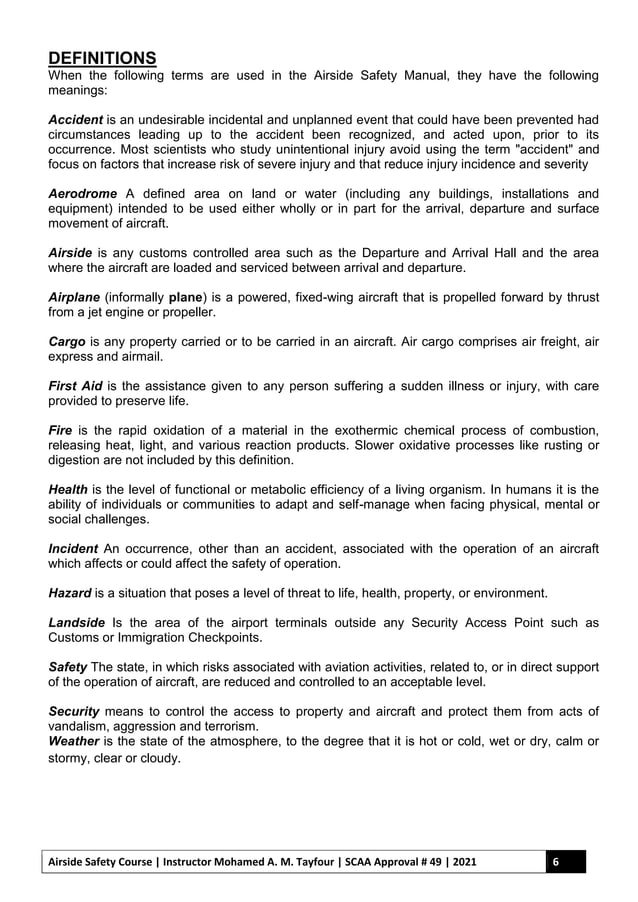 Airside Safety | PDF