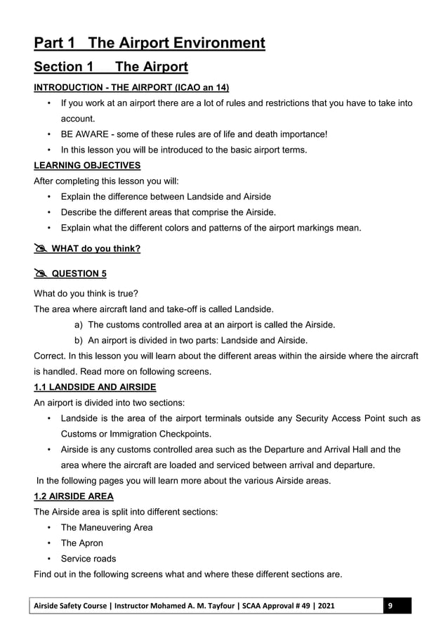 Airside Safety | PDF