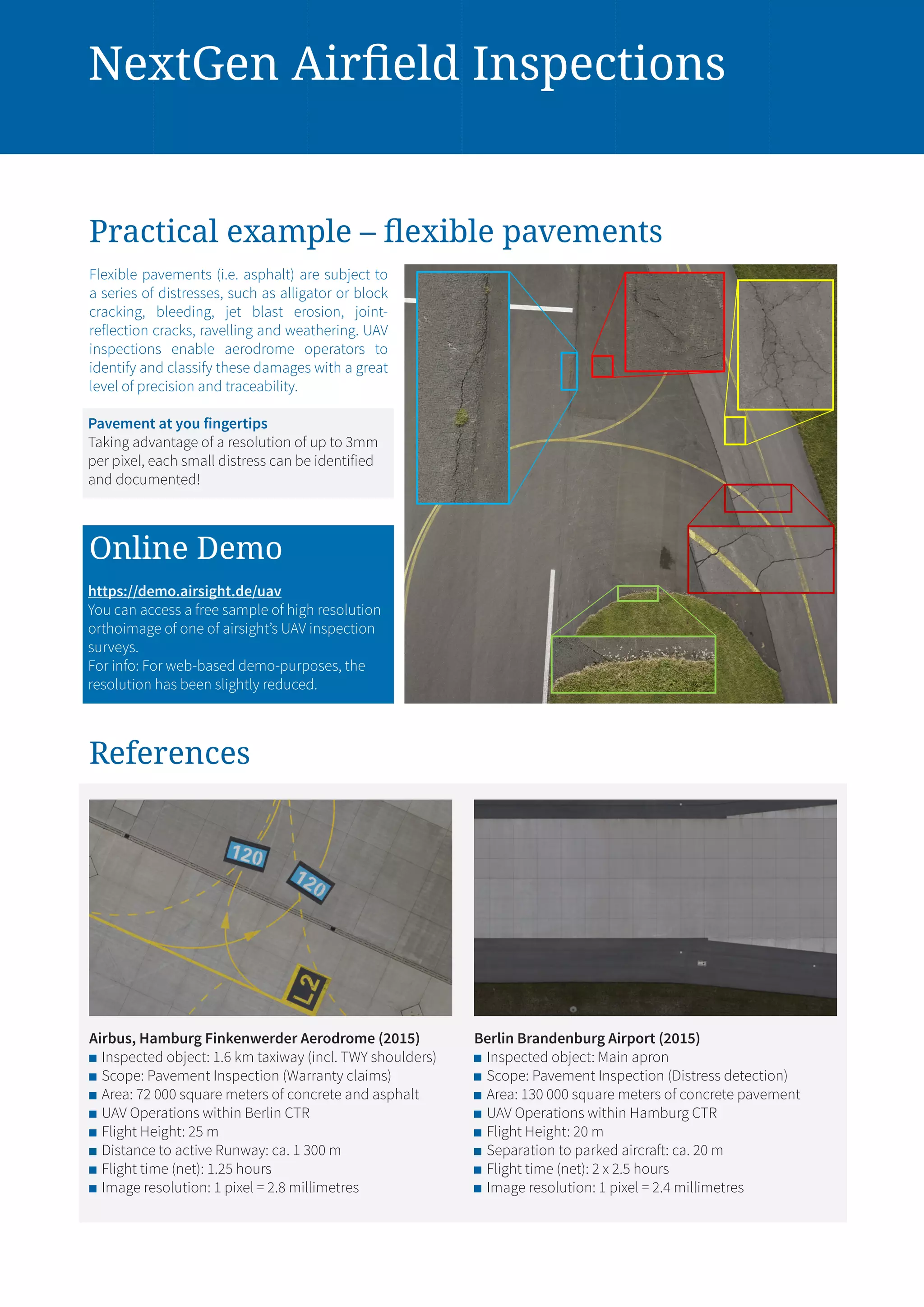 airsight - UAV airport pavement inspections | PDF
