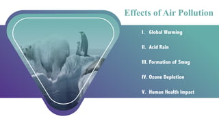 Causes, Effects & Solutions to Air Pollution | PPT