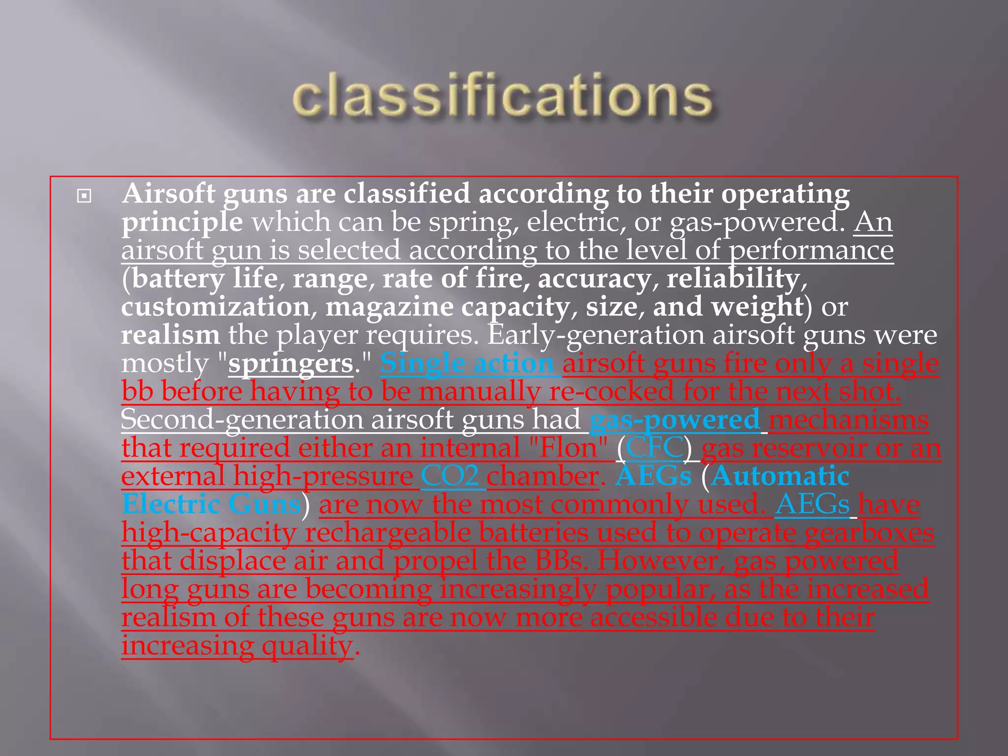 Airsoft presentation for event july2 | PPSX