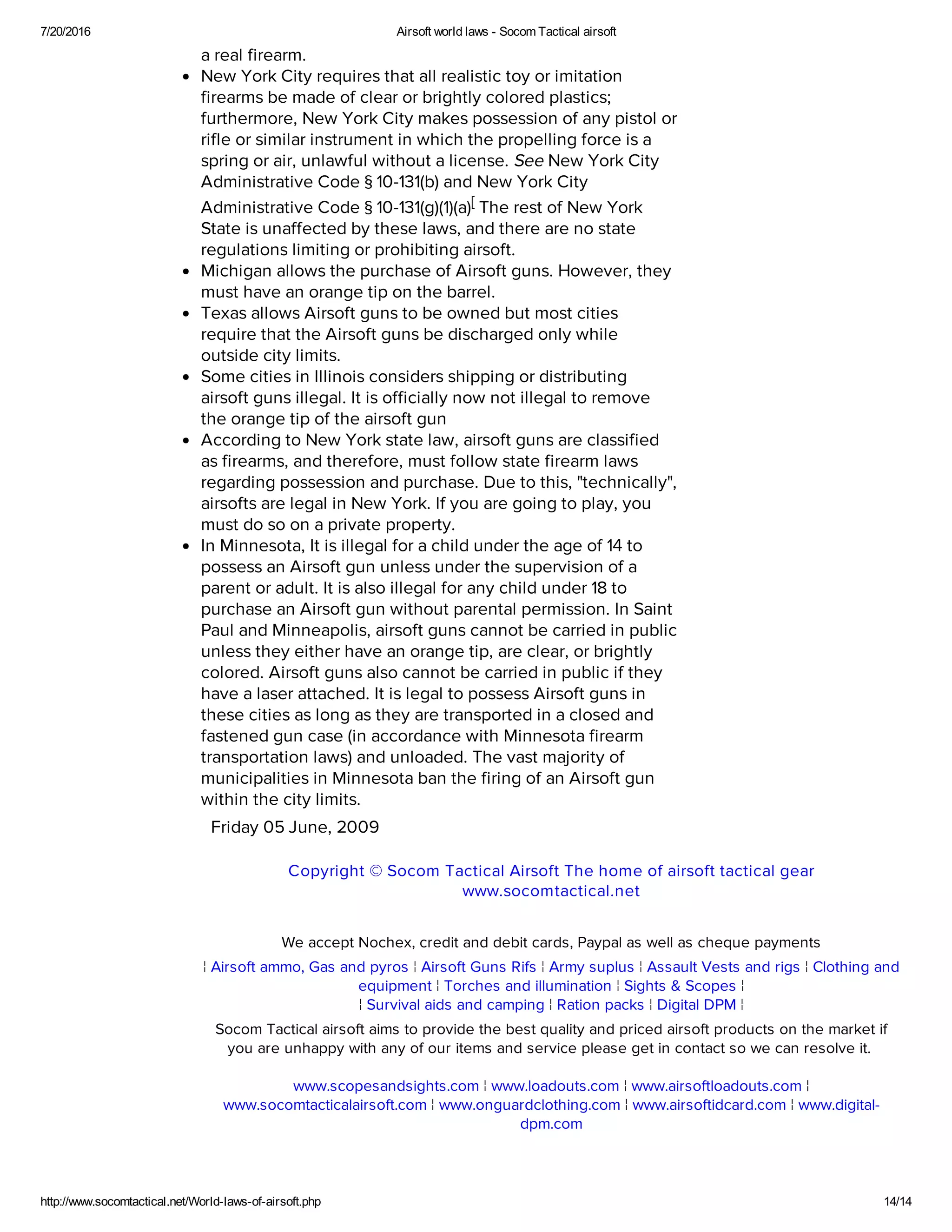 Airsoft world laws socom tactical airsoft (1) | PDF