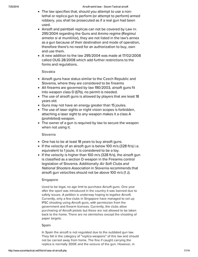 Airsoft world laws socom tactical airsoft (1) | PDF