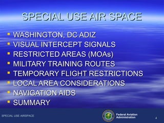 Uses of Special Airspace | PPT