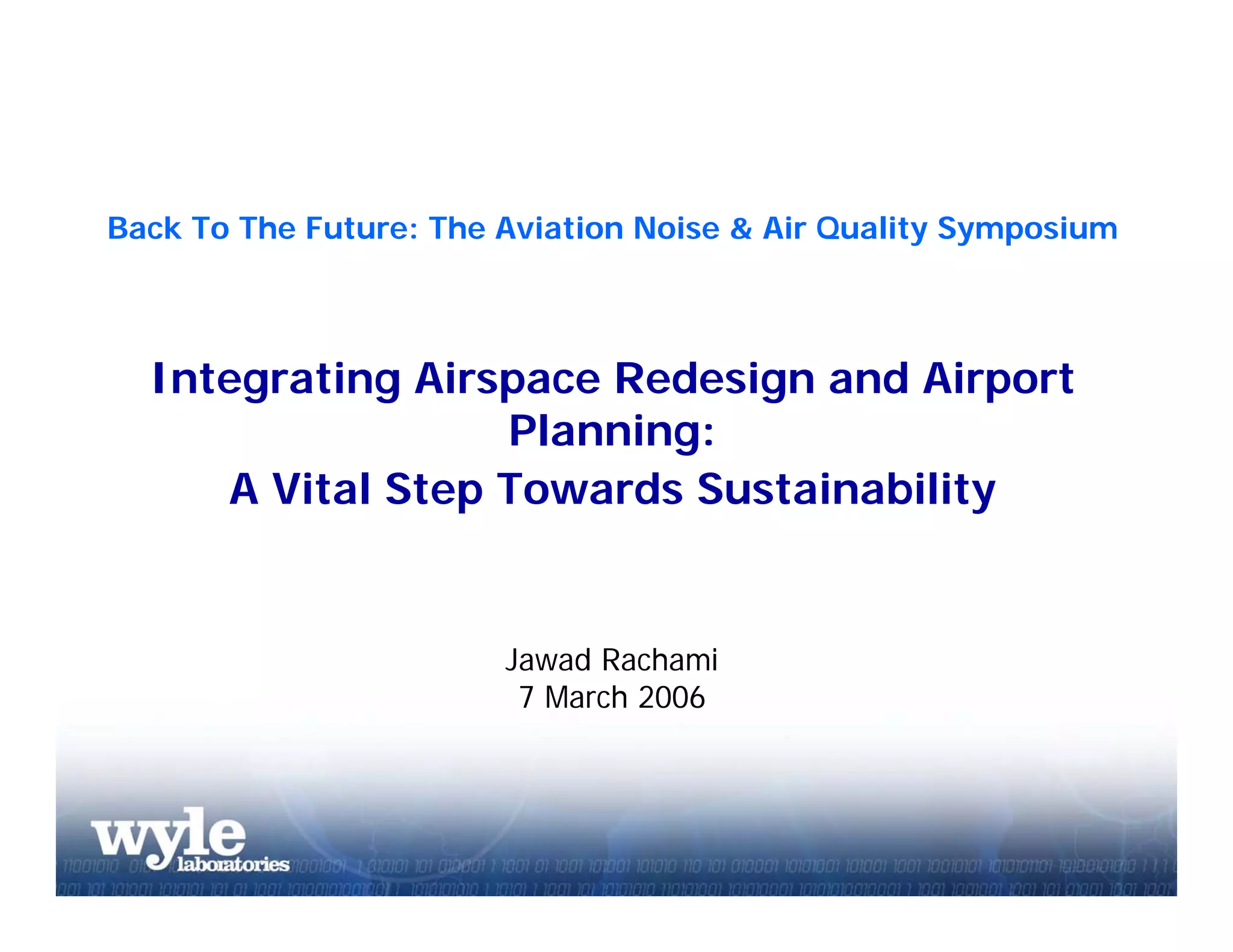 Airspace Redesign and Airport Planning | PDF