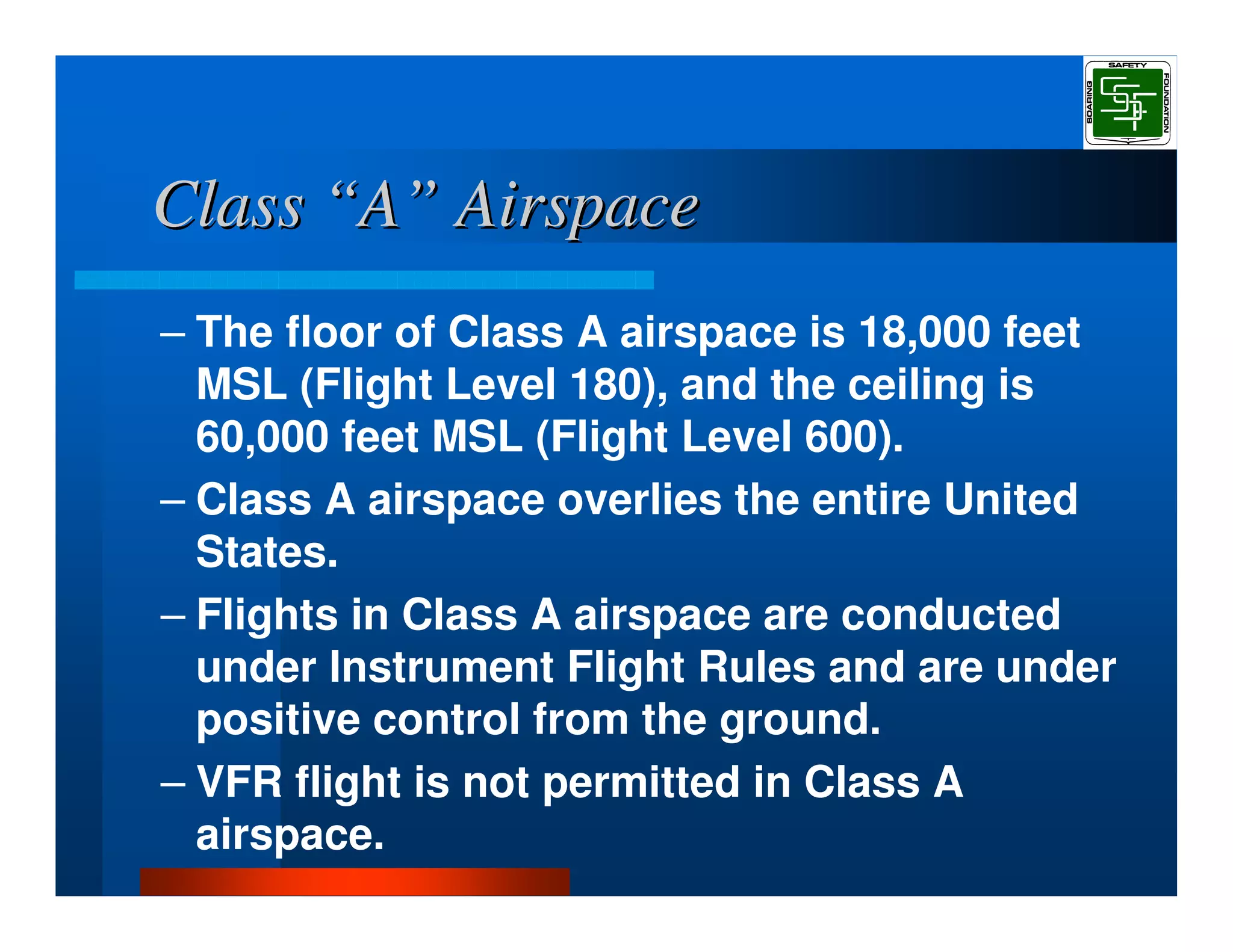 Airspace Classification | PDF