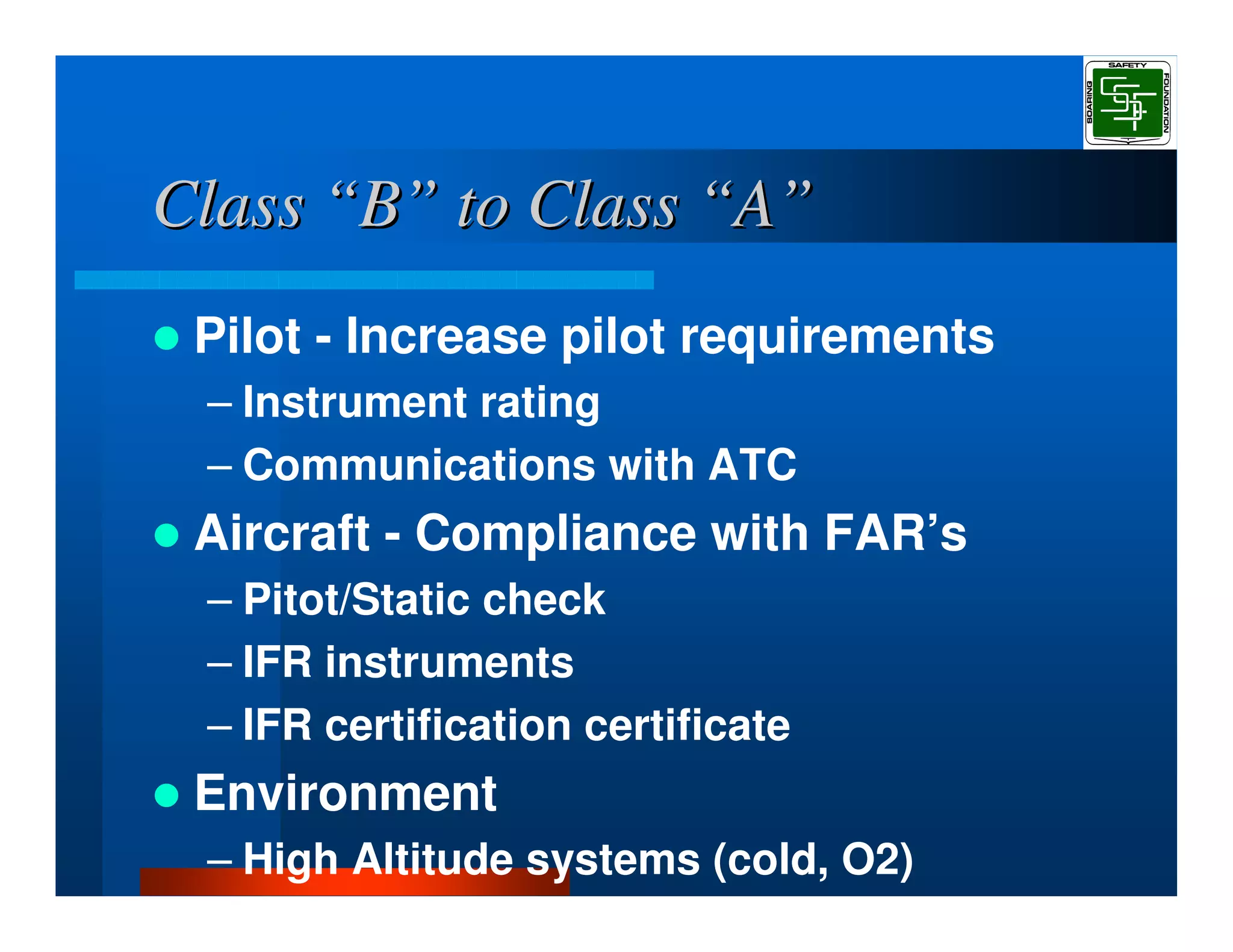 Airspace Classification | PDF