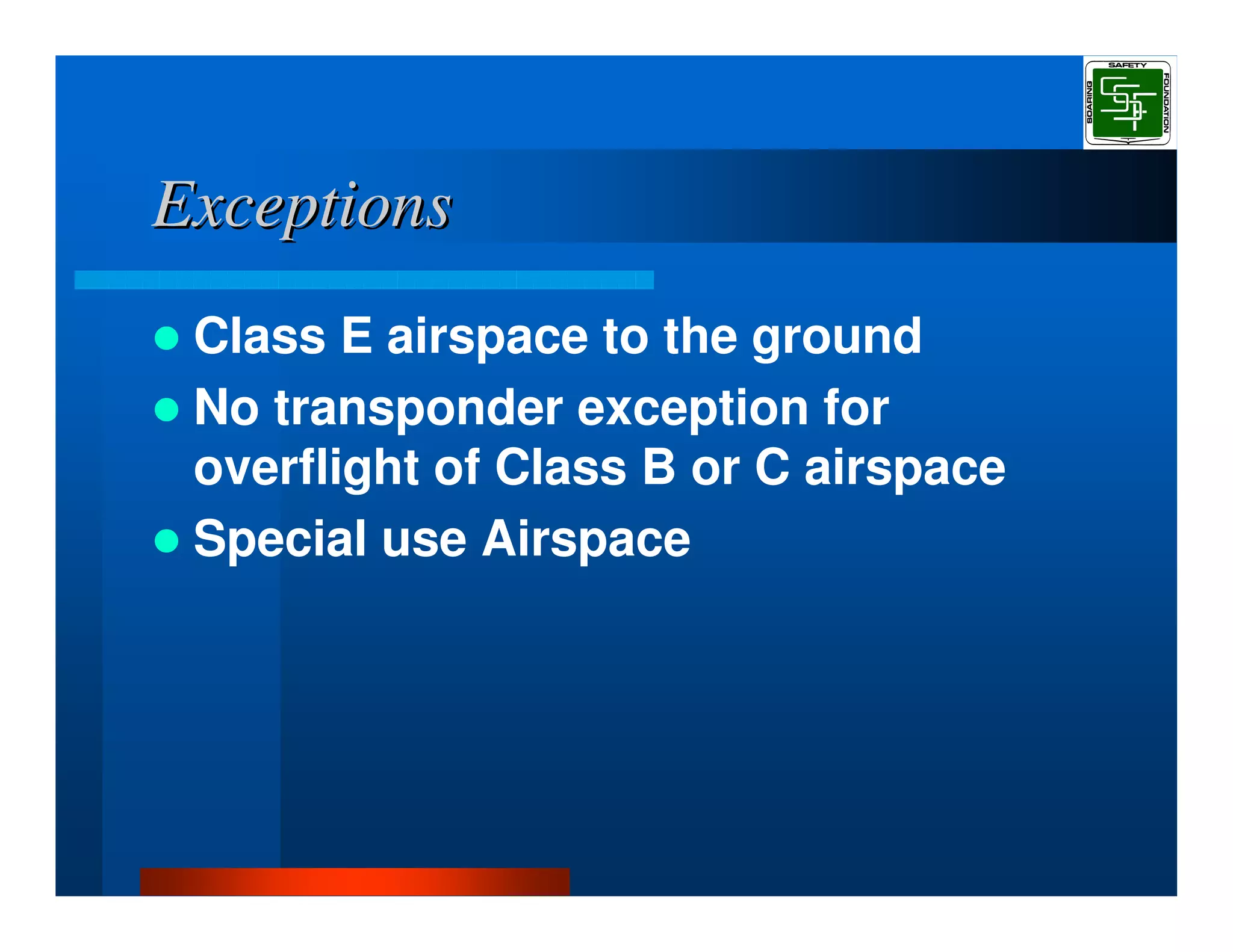 Airspace Classification | PDF