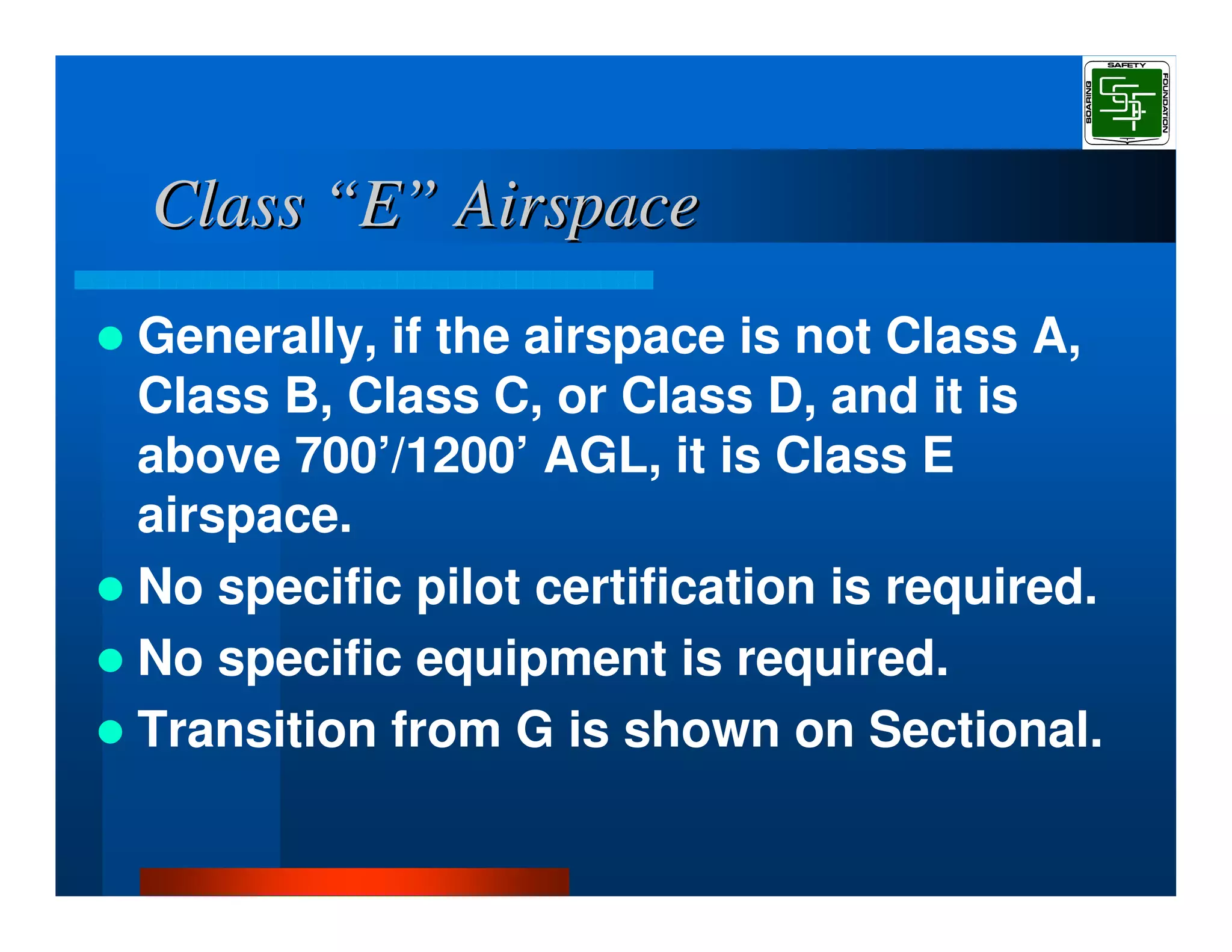 Airspace Classification | PDF