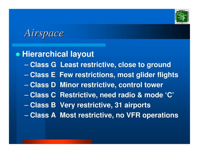 Airspace Classification | PDF