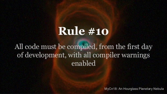 Applying Nasa Coding Guidelines To Javascript Or Airspace Is Closer T