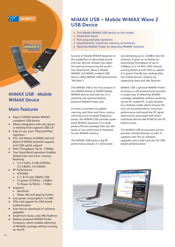 Airspan WiMax Products Brochure (quantumwimax.com)
