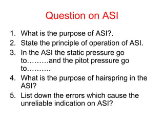 AIRSPEED INDICATOR USED IN AIRCRAFT .ppt