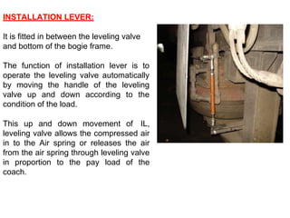 AIR SPRING system used in LHB coaches in | PDF
