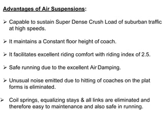 AIR SPRING system used in LHB coaches in | PDF