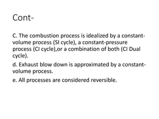 Air standard cycle | PPTX