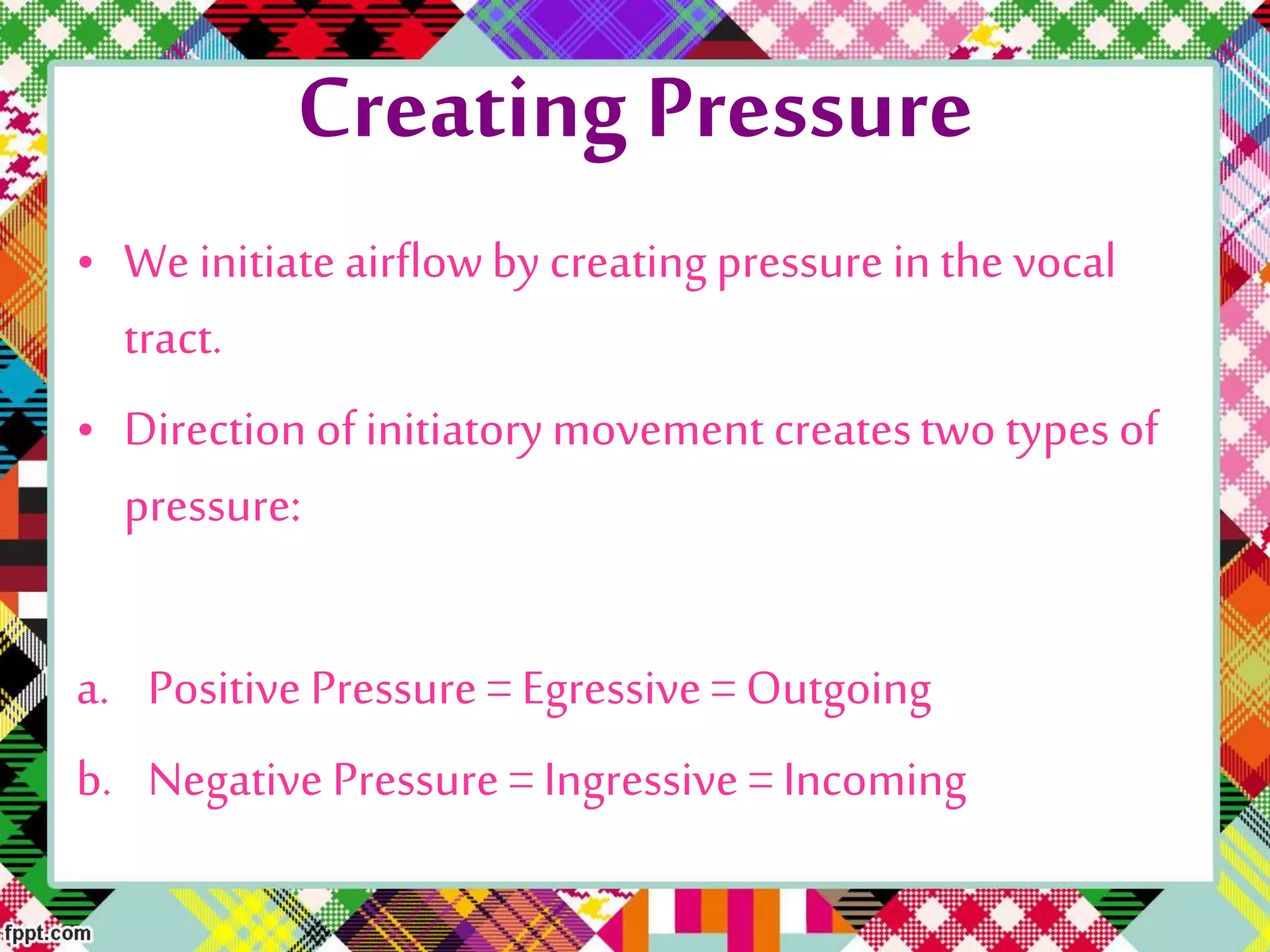 Airstream Mechanism Phonetics And Phonology | PPTX