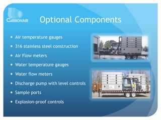 Air strippers, a remediation technology used to treat contaminated ...